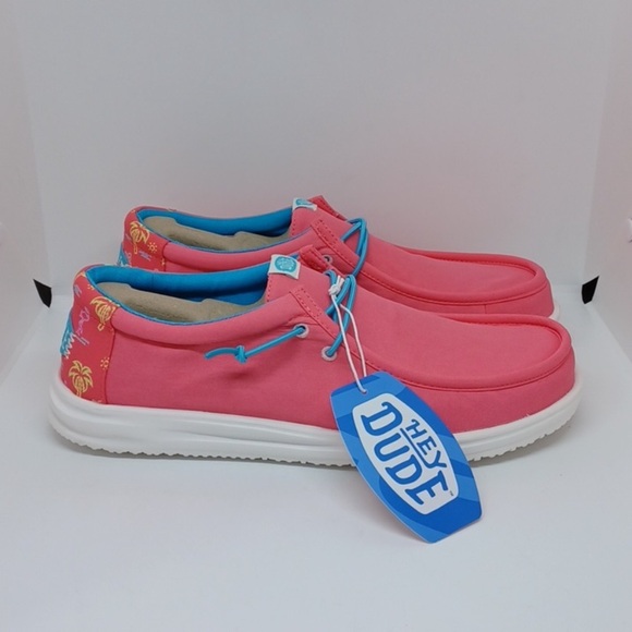 Hey Dude | Shoes | Hey Dude Wally H2 Spring Breaker Pink Multi Mens ...